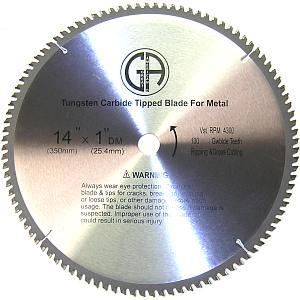 Saw Blade Circular Carbide TCP36 14" 100T for table chop miter & skilsaw