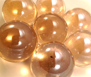 M255 1-in. Pink Shiny Glass Marbles.