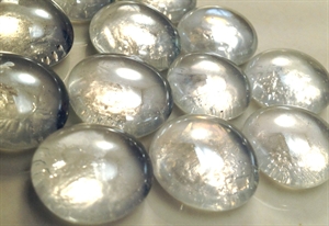 N04 14MM Clear metallic glass gems,Saw Blades-Glass Bevels-Bulk Supplies