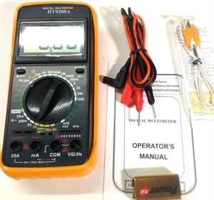 Multimeter Digital DT9208A ,Saw Blades-Glass Bevels-Bulk Supplies